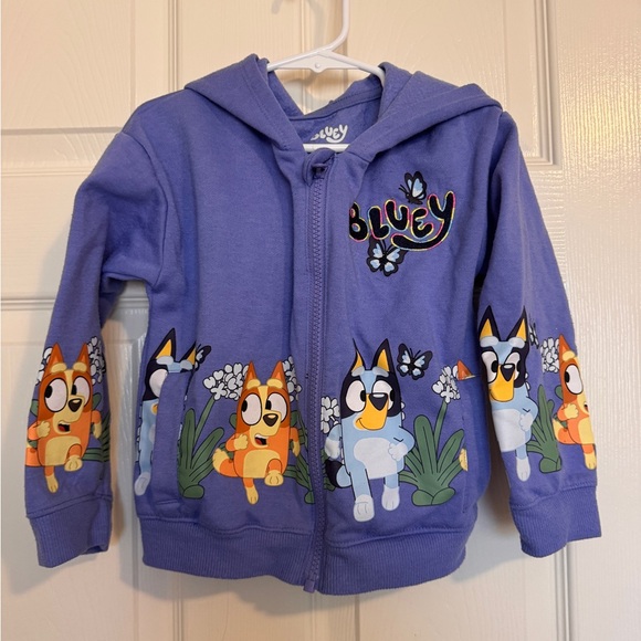 Bluey | Matching Sets | Bluey Zip Hoodie With Marching Tulle Skirt ...